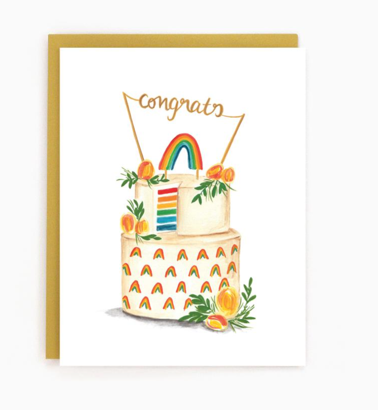 Congrats - Rainbow Cake | Beadle